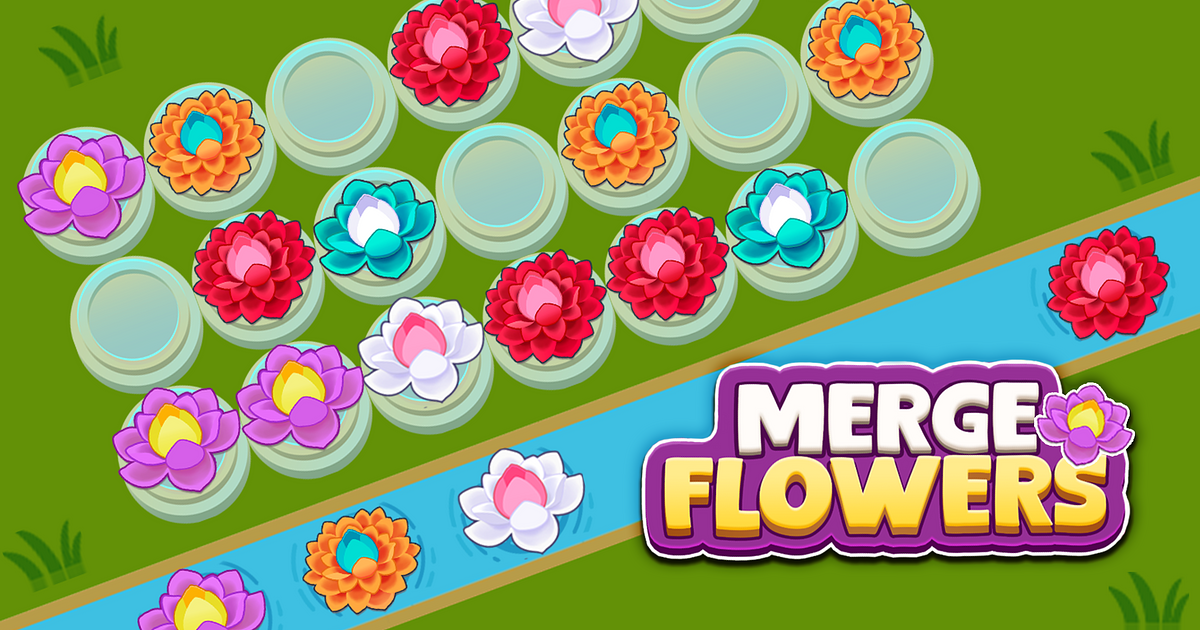Merge Flowers - Online Žaidimas | FunnyGames