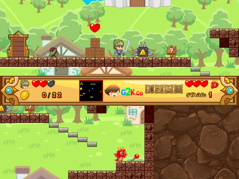 Fire Dragon Adventure - Online Žaidimas | FunnyGames