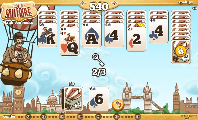 Hot Air Solitaire - Online Žaidimas | FunnyGames