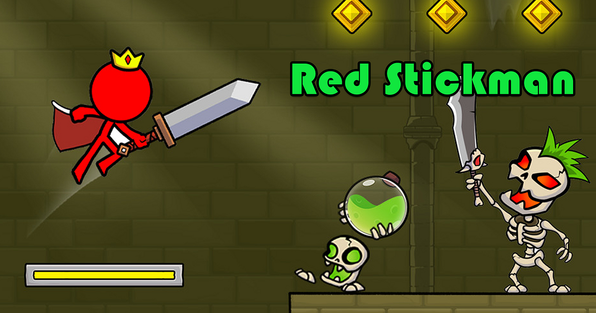 Red Stickman: Fighting Stick - Online Žaidimas | FunnyGames