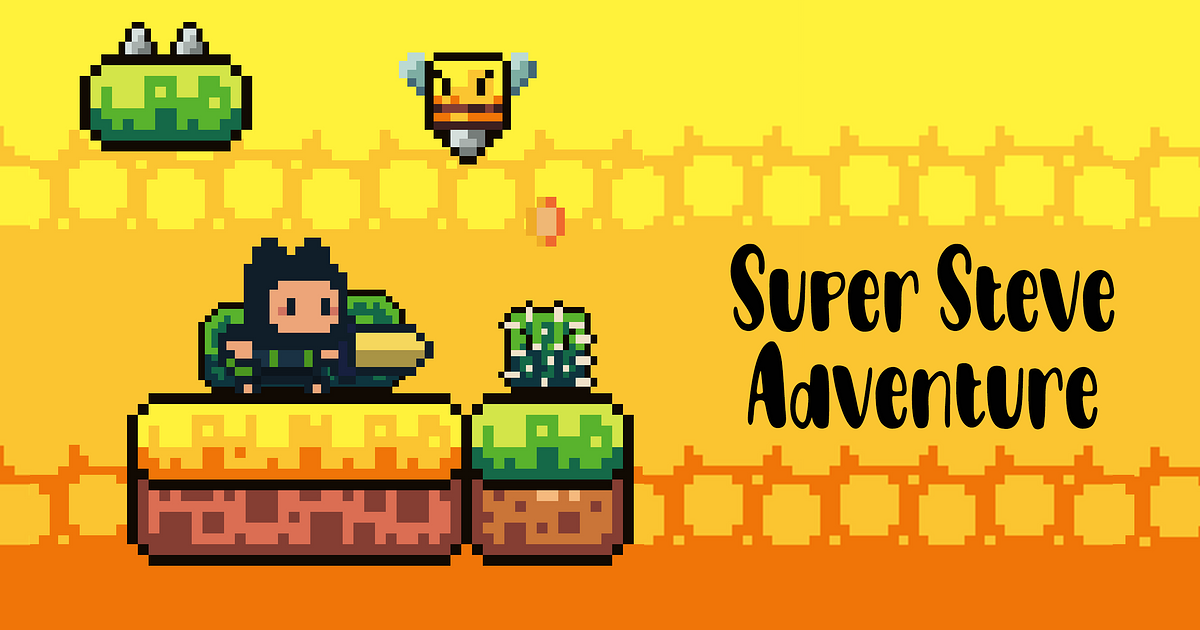 Super Steve Adventure - Online Žaidimas | FunnyGames
